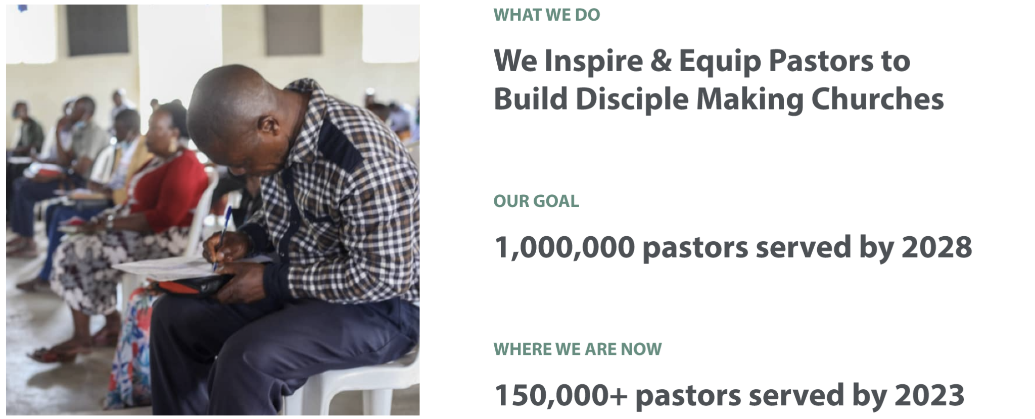 We Are Training Pastors | Living on the Edge International Ministry